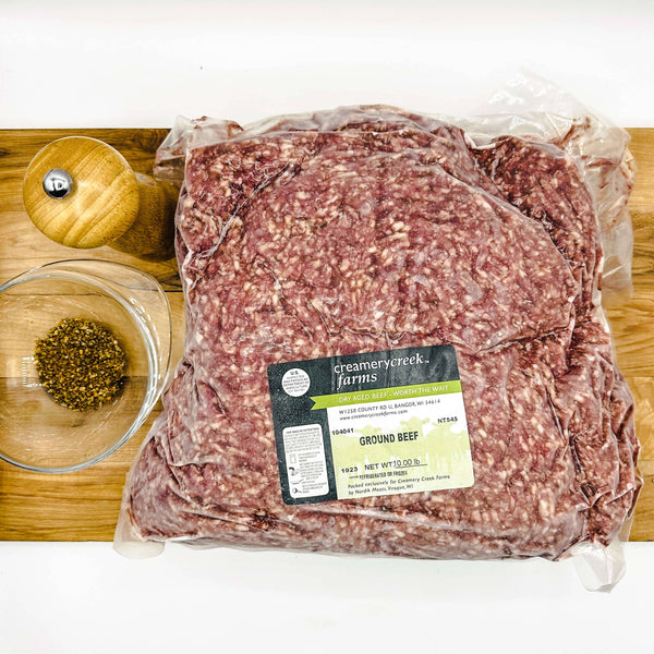 Dry Aged Ground Beef - 10lb Bulk Package | Creamery Creek Farms